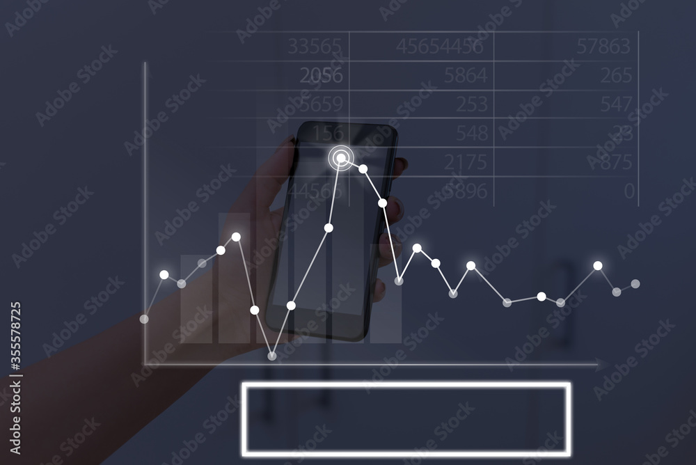 Unstable High Risk Trend Movement Performance Financial Chart Status ...