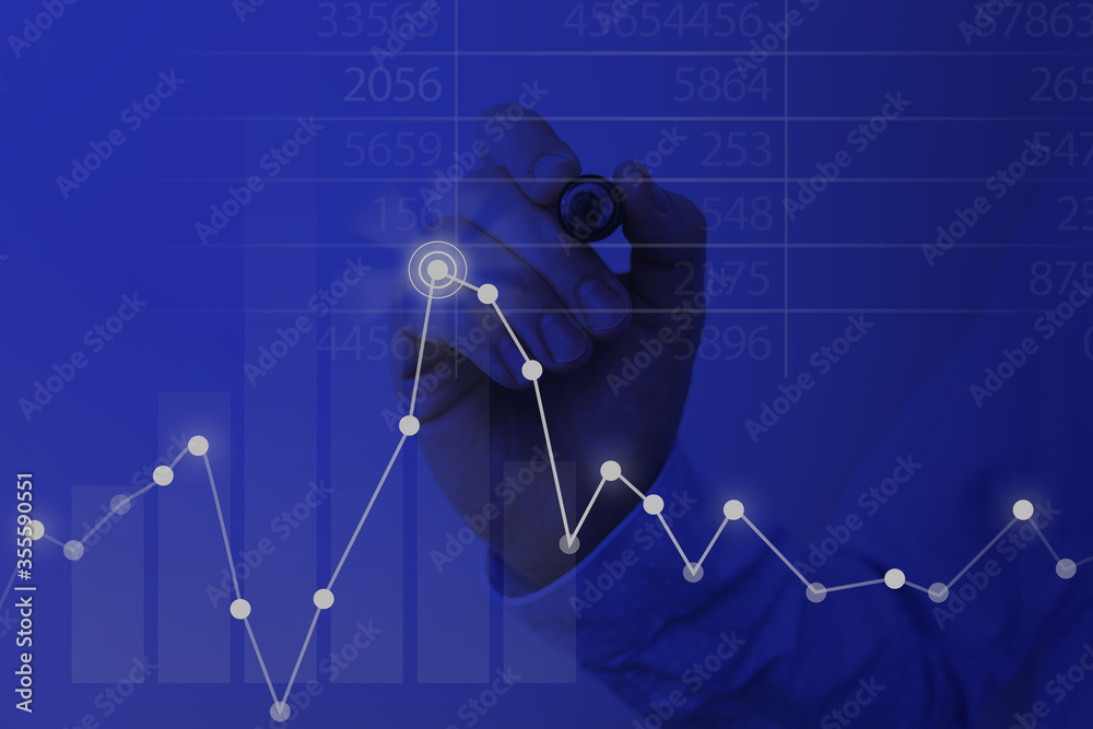 Unstable High Risk Trend Movement Performance Financial Chart Status ...