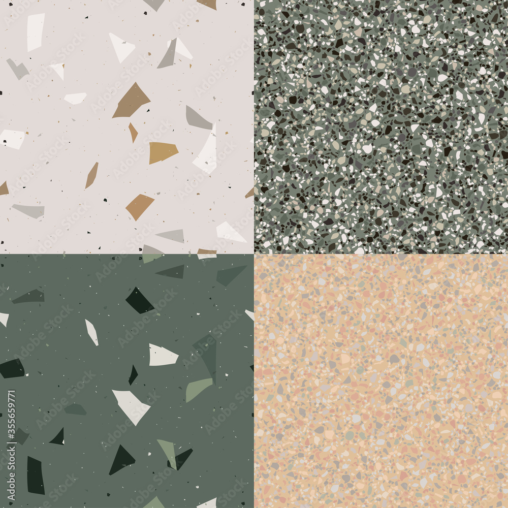 Abstract stone print. Vector surface texture of granite, concrete ...