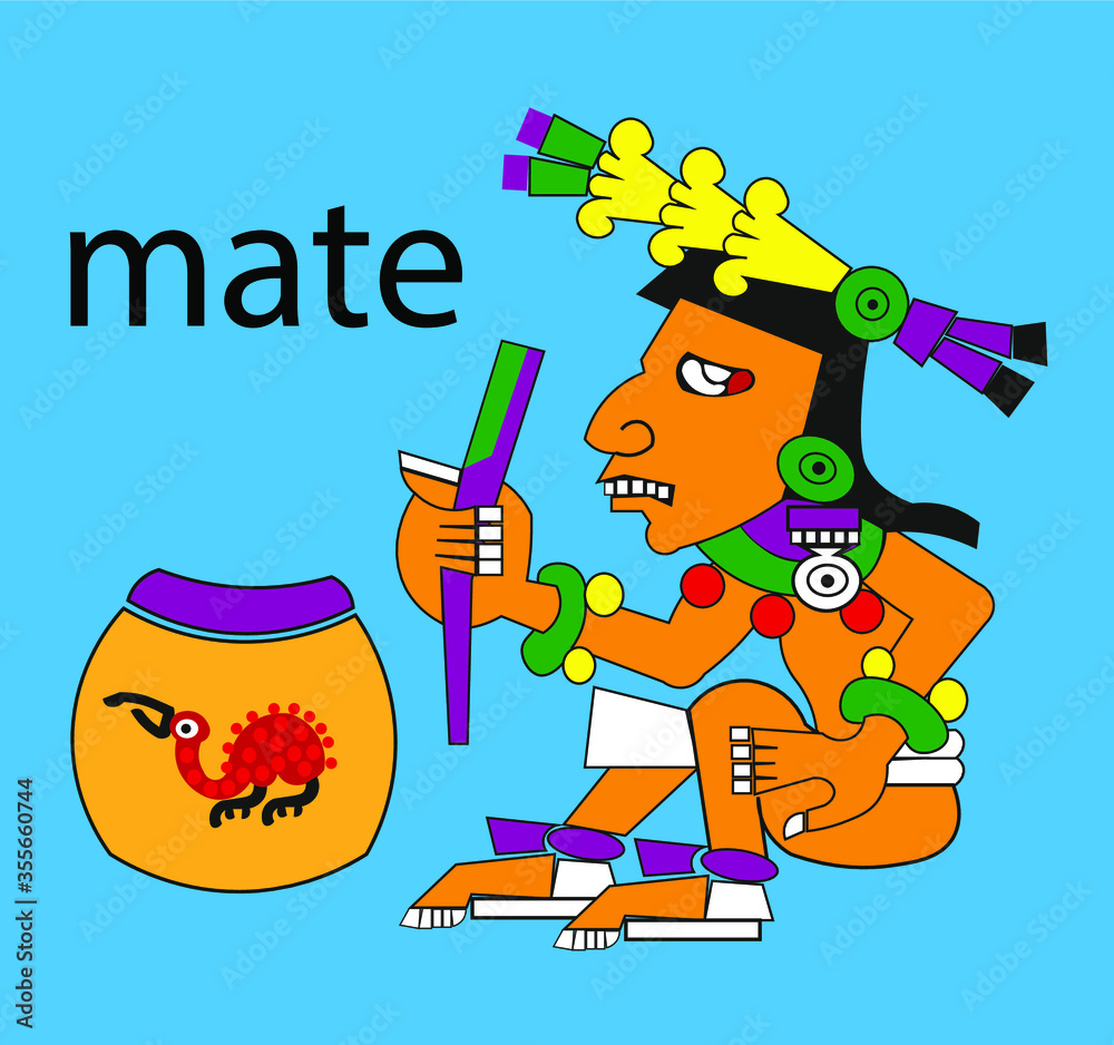 Mate. Ethnic patterns of Native Americans art: the Aztec, Inca, Maya ...