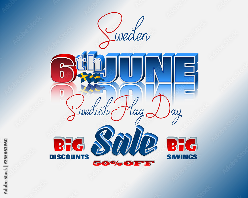 Holiday design, background with handwriting and 3d texts, national flag ...