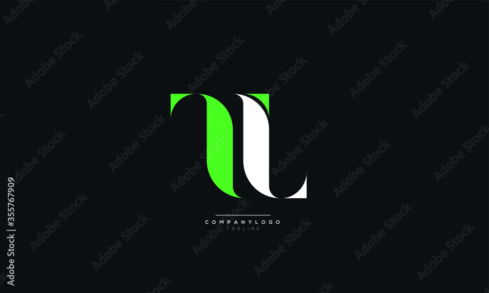 TL Letter Logo Alphabet Design Icon Vector Symbol Stock Vector | Adobe ...