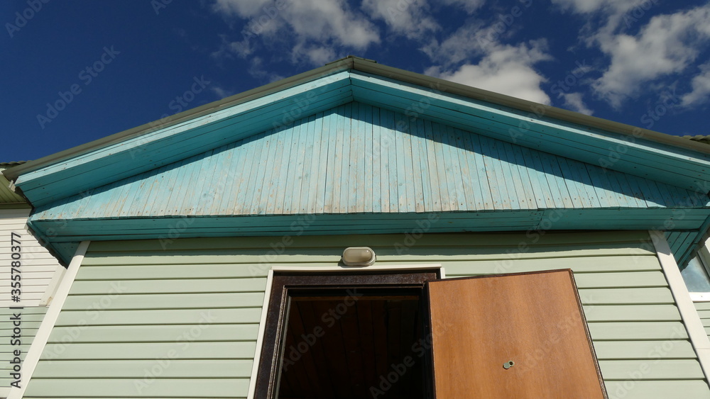 porch of a two-story residential building Stock Photo | Adobe Stock