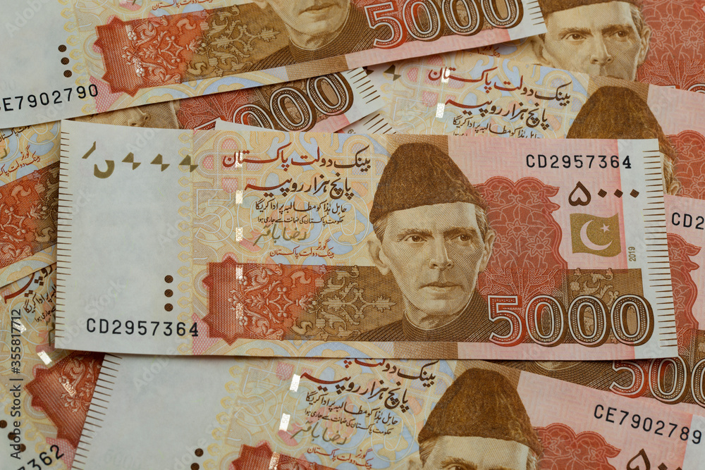 Pakistani Rupees, Pakistani currency notes Stock Photo | Adobe Stock