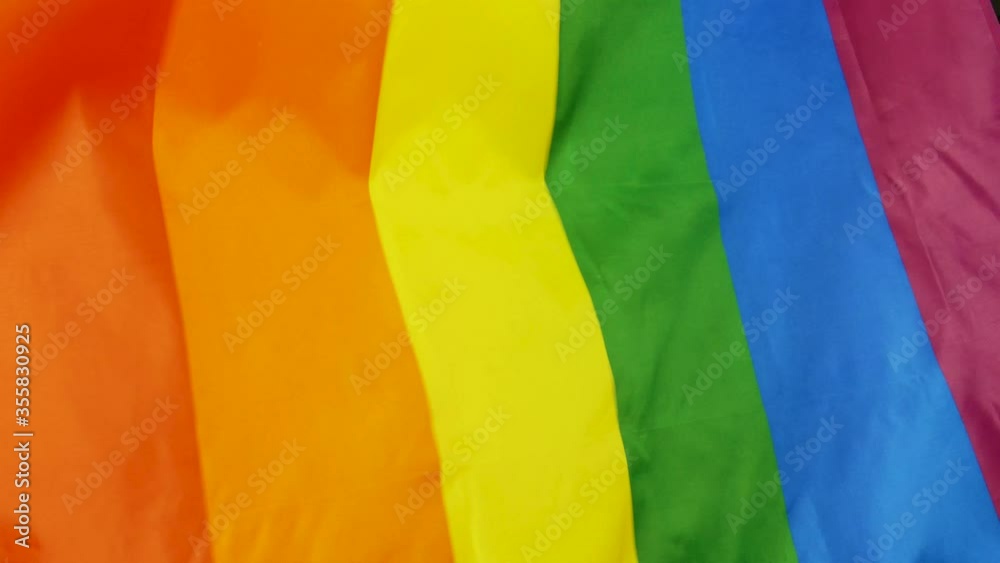 The Rainbow Flag, used as a symbol of lesbian, gay, bisexual ...