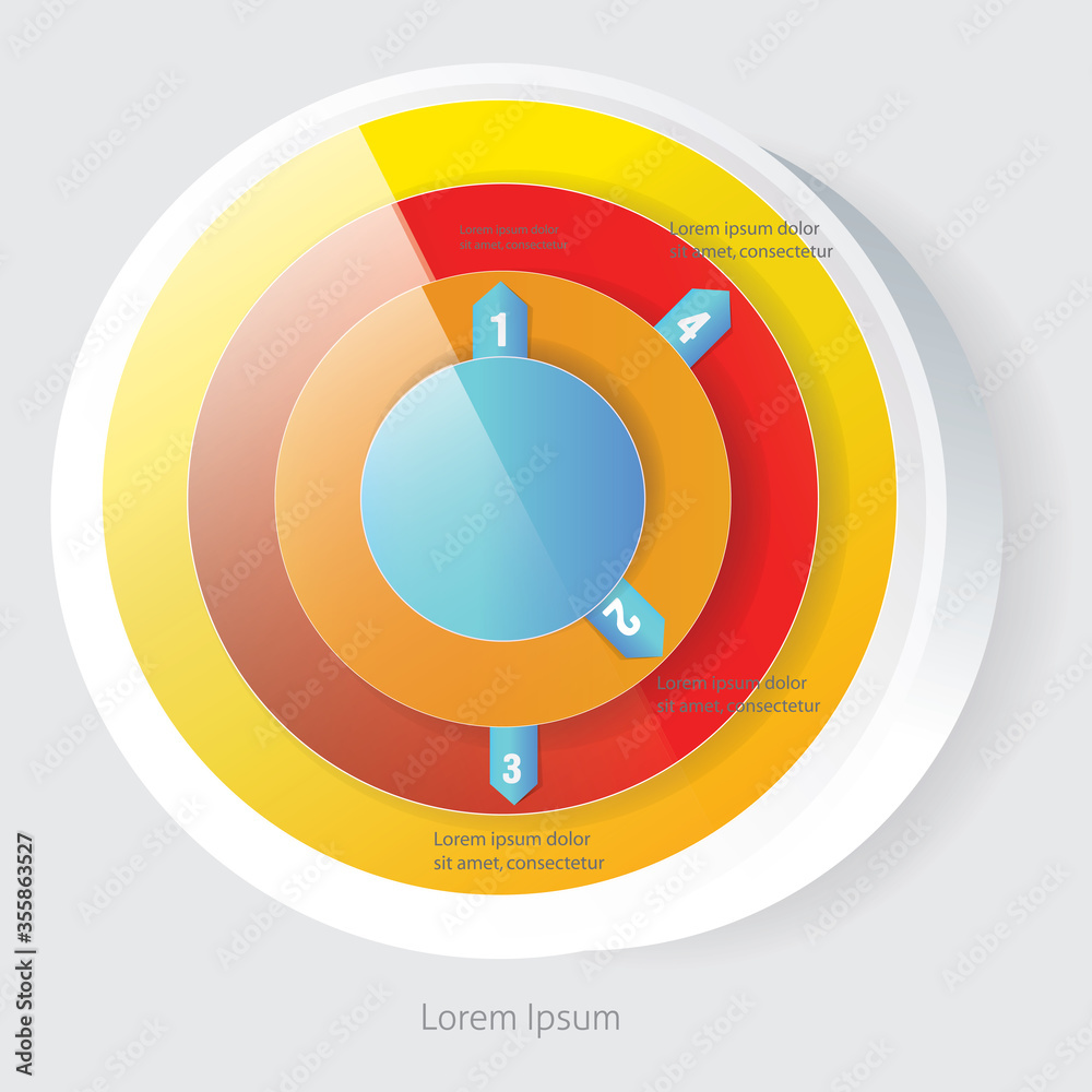 pointer infographic elements vector de Stock | Adobe Stock