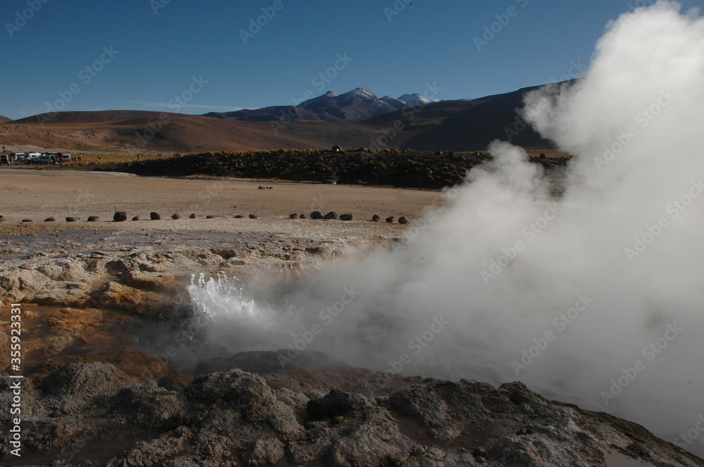 Geiser del Tatio San Pedro De Atacama Sudamerica Chile Desierto de ...