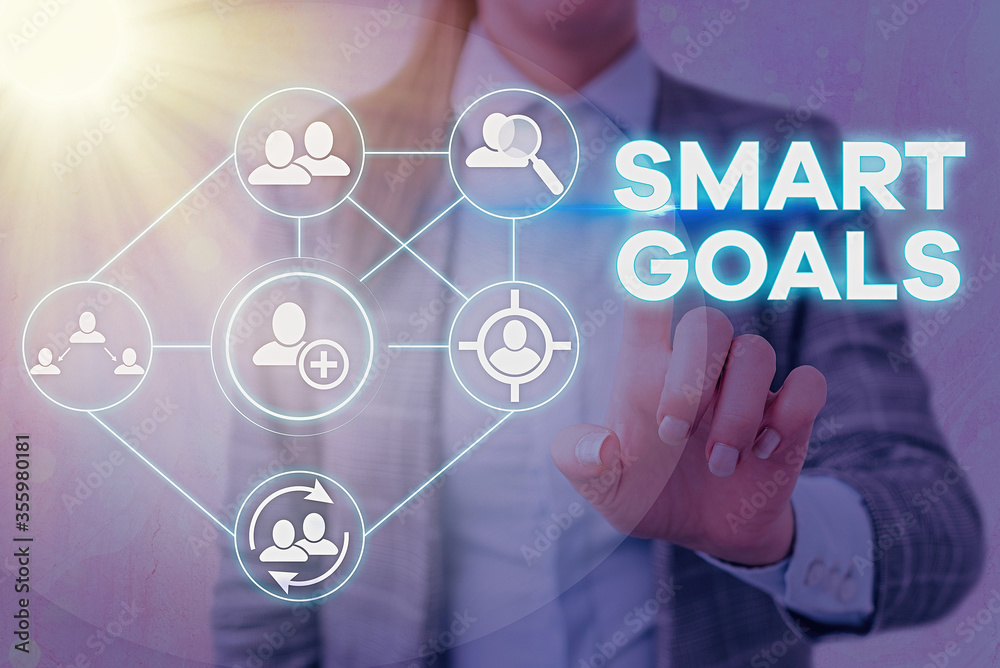 Word writing text Smart Goals. Business photo showcasing mnemonic used ...