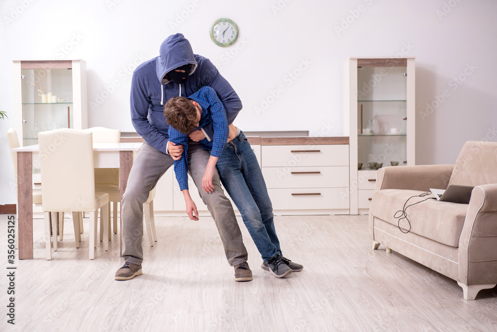 Child abduction concept with young boy Stock Photo | Adobe Stock