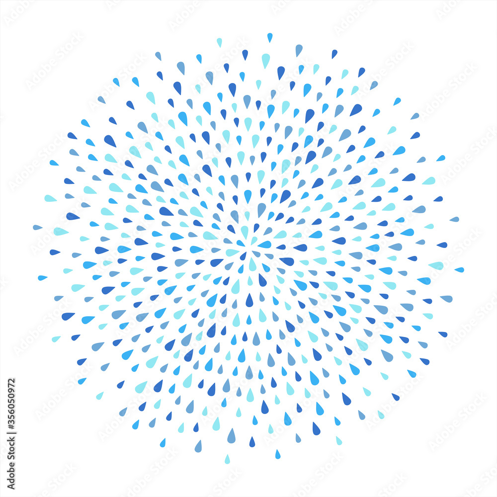 Water Droplet Borders