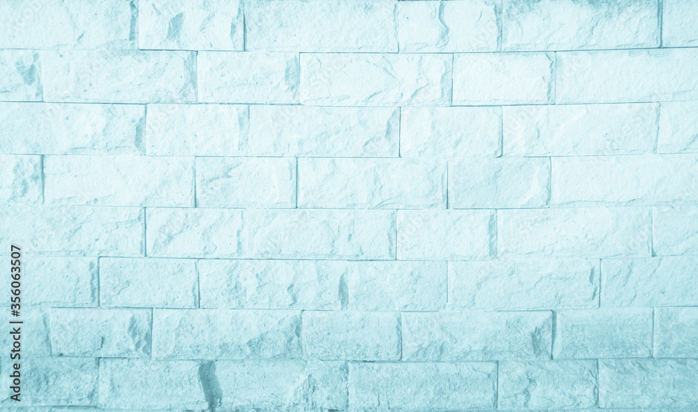 Empty blue brick wall texture background in the bedroom at lovely ...