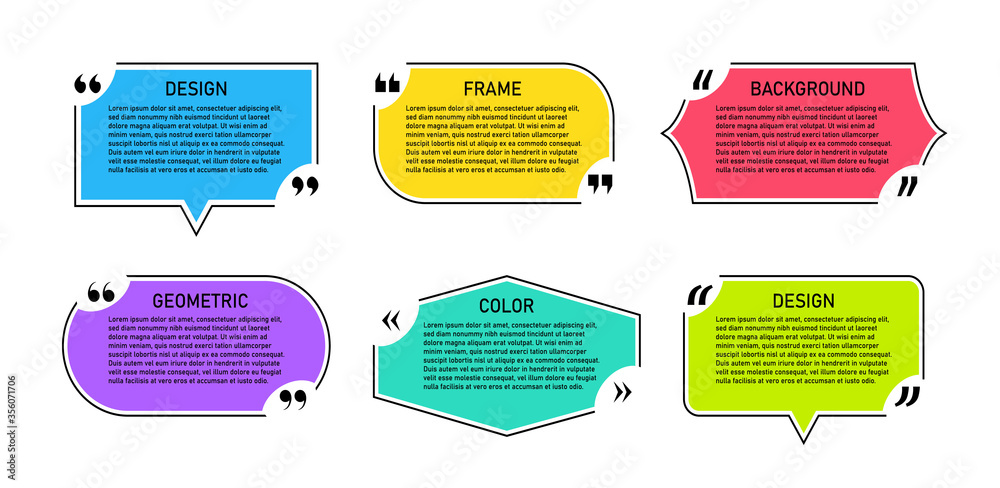 Frame for text with title. Background for speech. Abstract shape ...