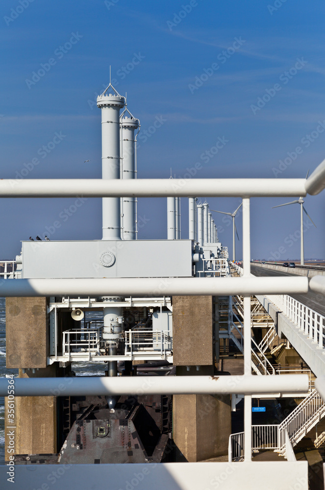 Netherlands. The largest hydrotechnical structure for flood protection ...