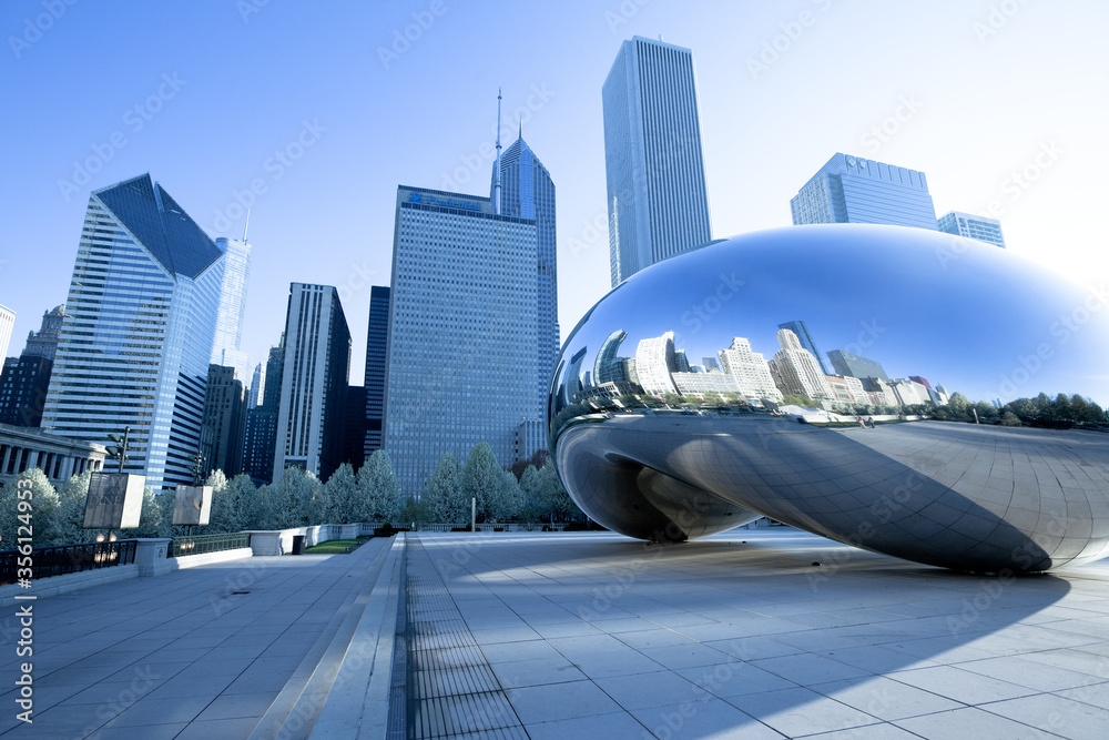 Foto de Chicago, Illinois, United States - Skyline of buildings ...