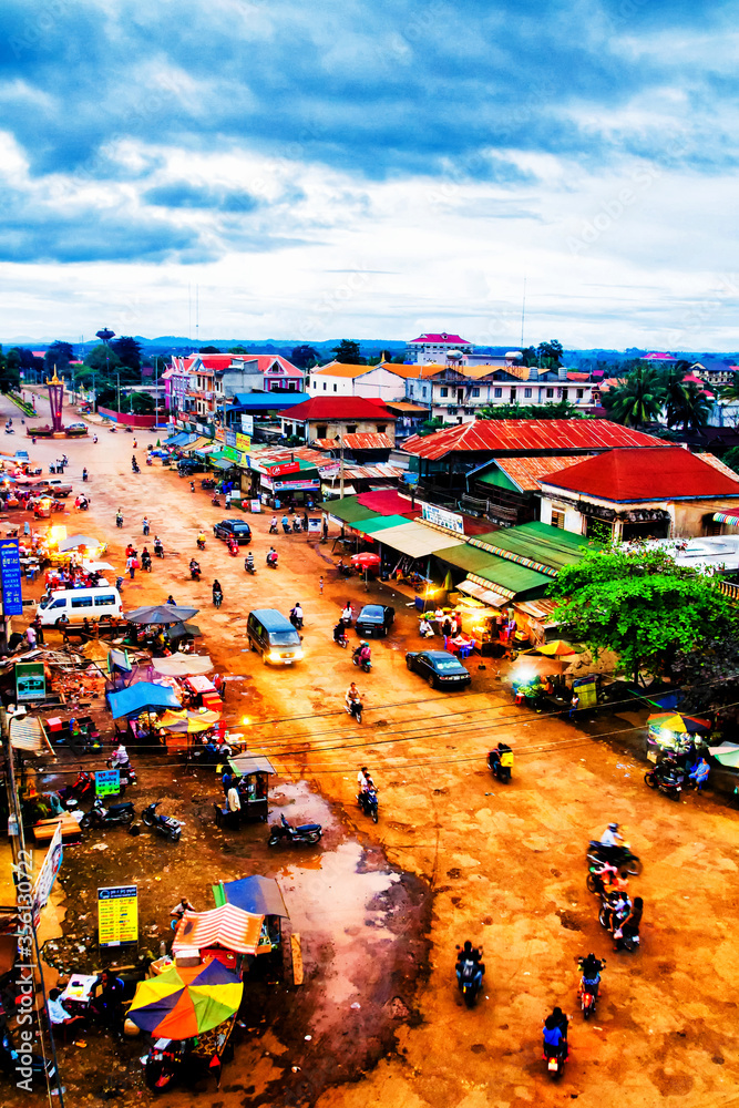 Foto de RATANAKIRI PROVINCE, CAMBODIA - SEPTEMBER 20: A view of a ...
