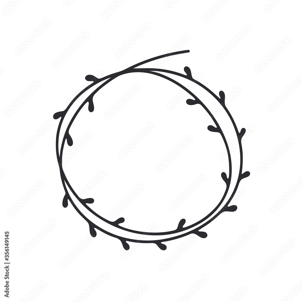 Vine Frame Outline Templates - Infoupdate.org