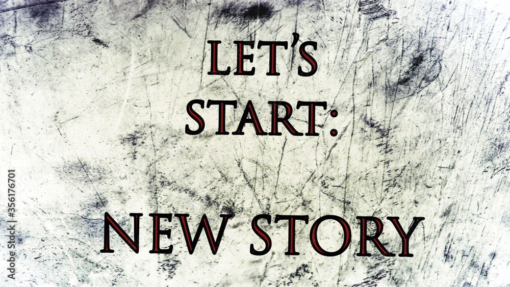 Let’s start a new story old paper texture Stock Illustration | Adobe Stock