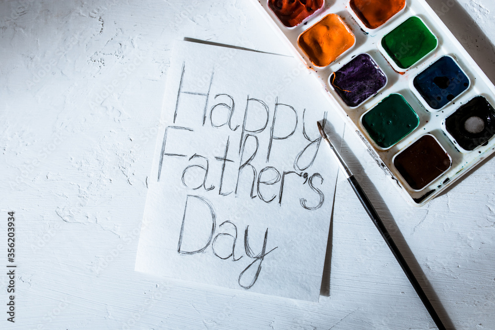 father's day drawing father's day card Stock Photo | Adobe Stock
