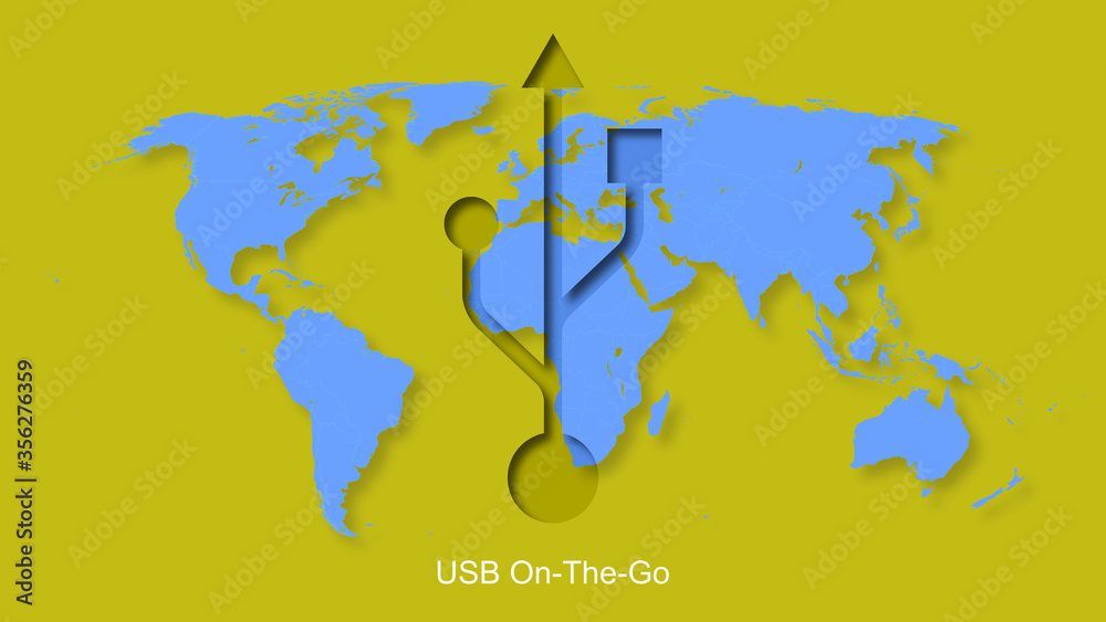 USB On-The-Go, OTG. Host and device. Symbol. The Universal Serial Bus ...