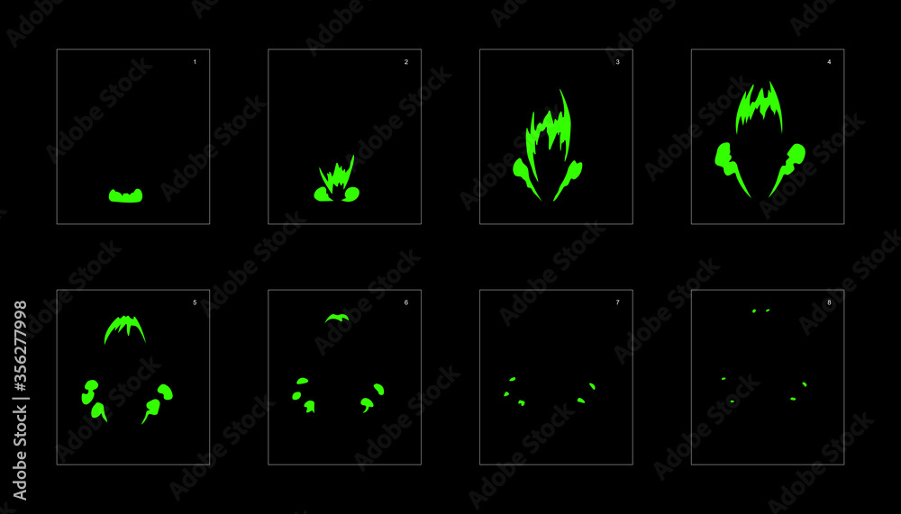 Liquid Explosion Effect Explosion Animation Effect Animation Sprite