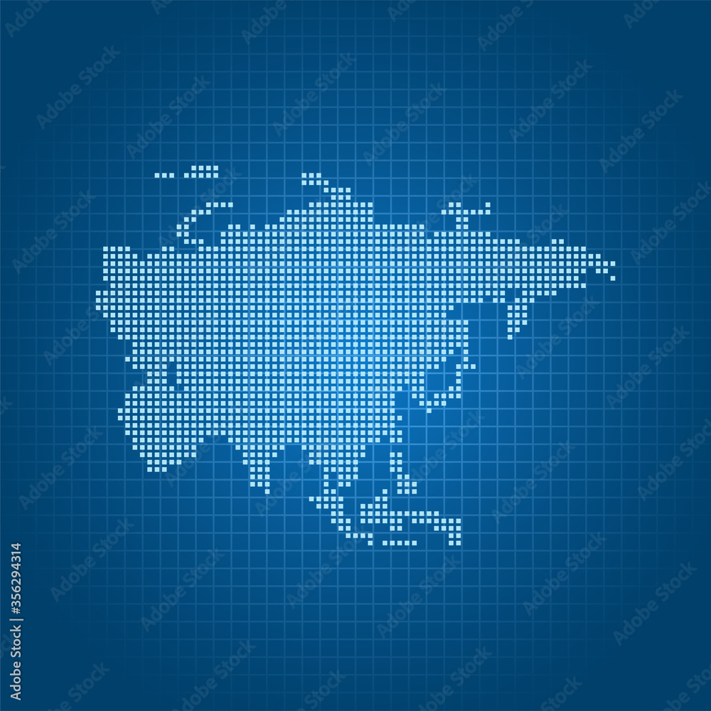 map of Asia Stock Vector | Adobe Stock