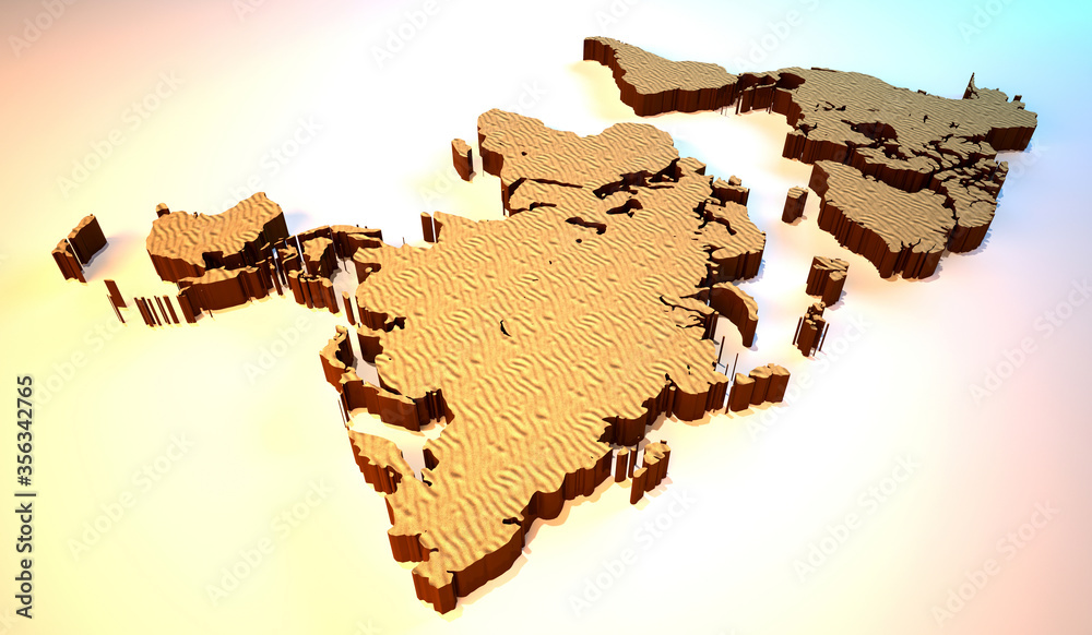 world map, desert, environmental disaster Stock Illustration | Adobe Stock
