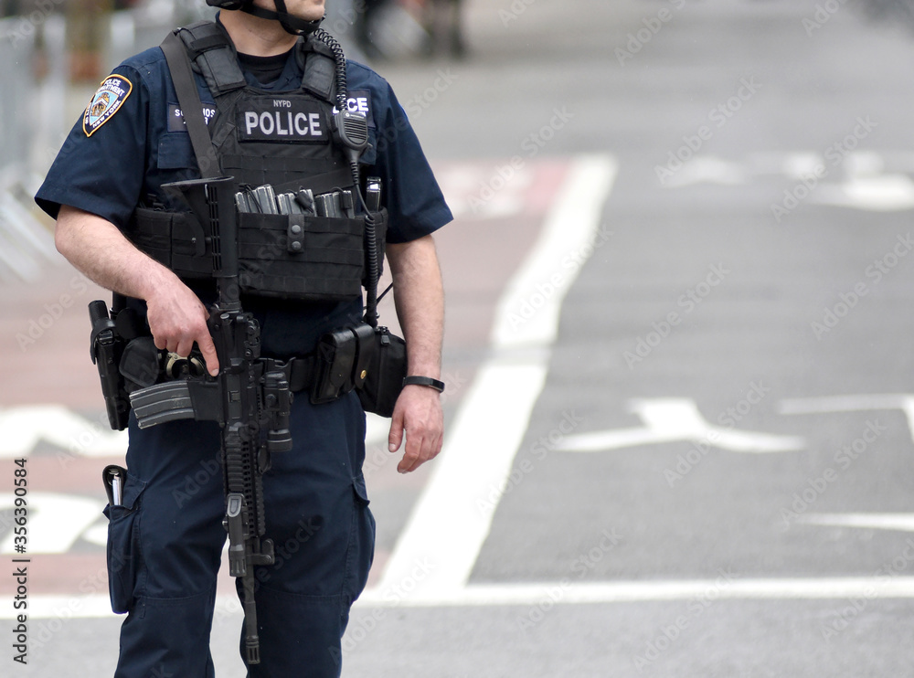 NEW YORK, USA - June 10, 2018: The New York City Police Department ...