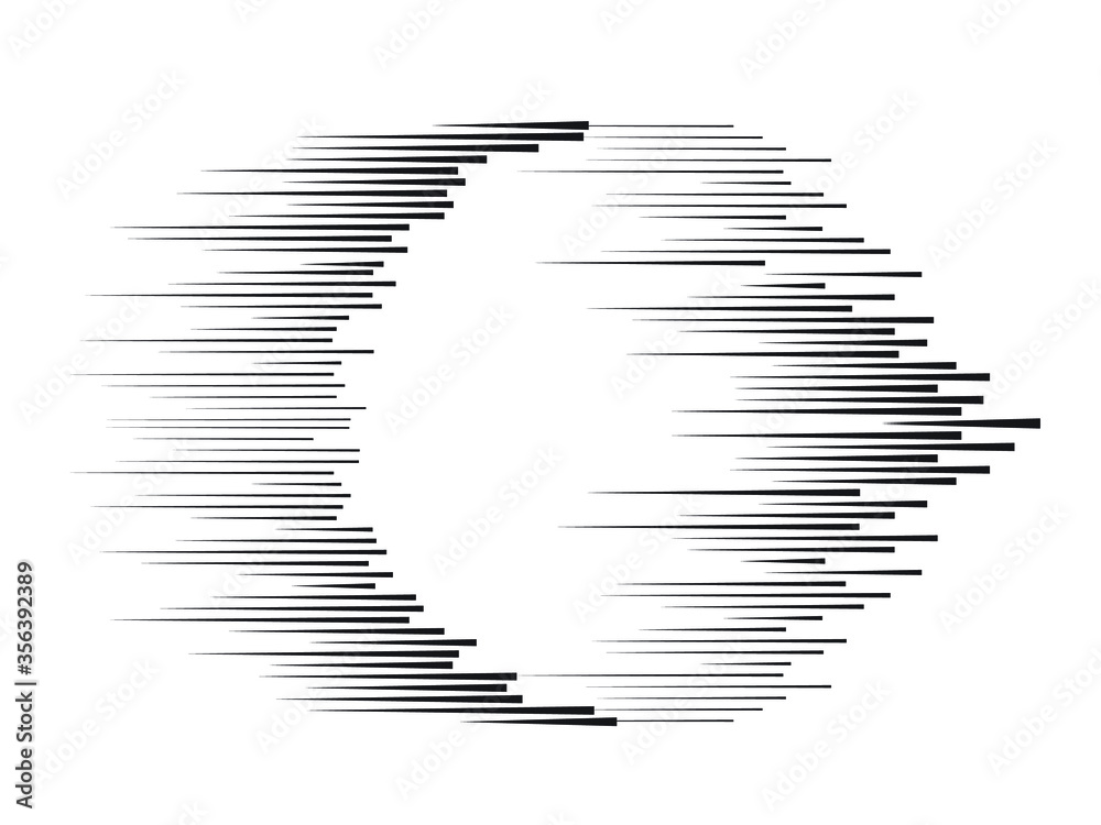 Logo with speed lines. Fast Motion icon Design .Black Vector stripes ...