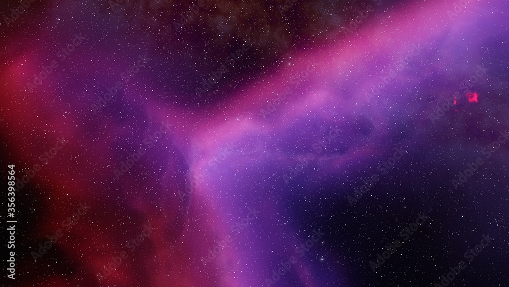 red-violet nebula in outer space, horsehead nebula, unusual colorful ...
