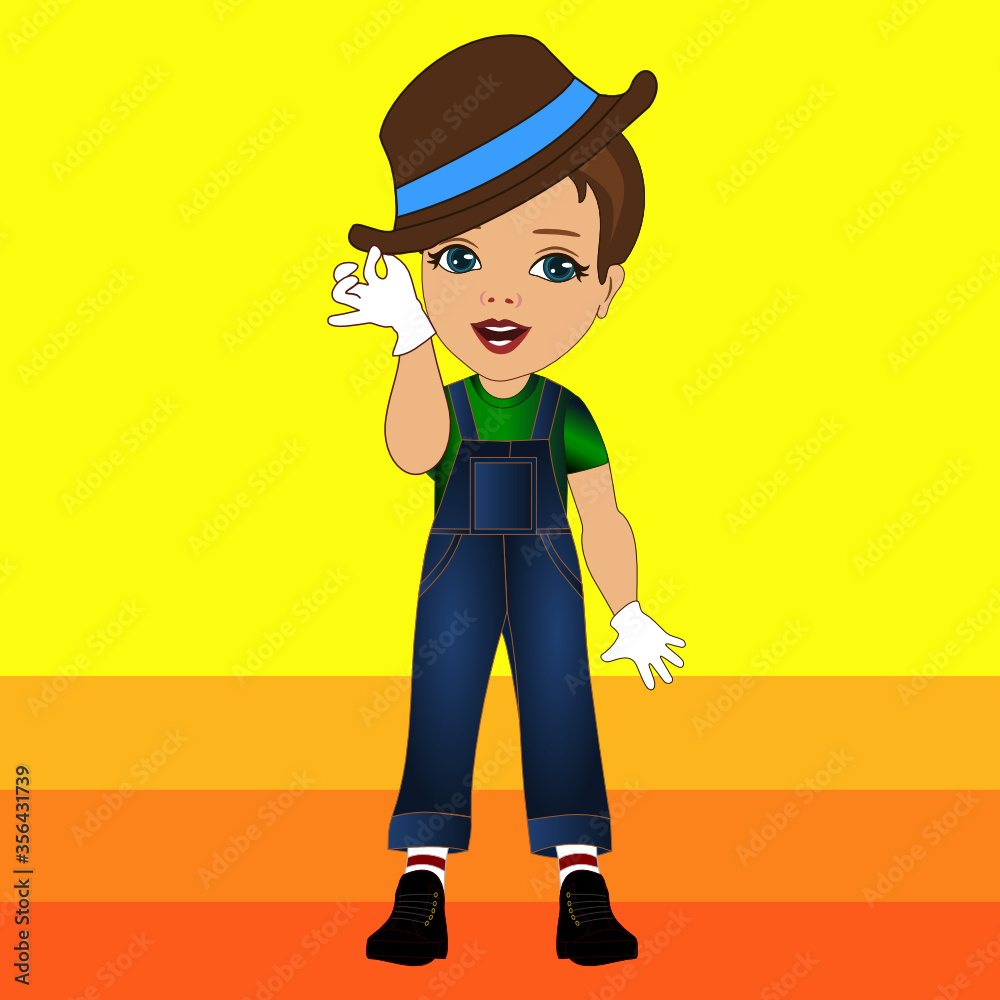 Emoticon With Boy That Is Taking Off Hat To Show Greeting Gesture emoticon-with-boy-that-is-taking-off-hat-to-show-greeting-gesture