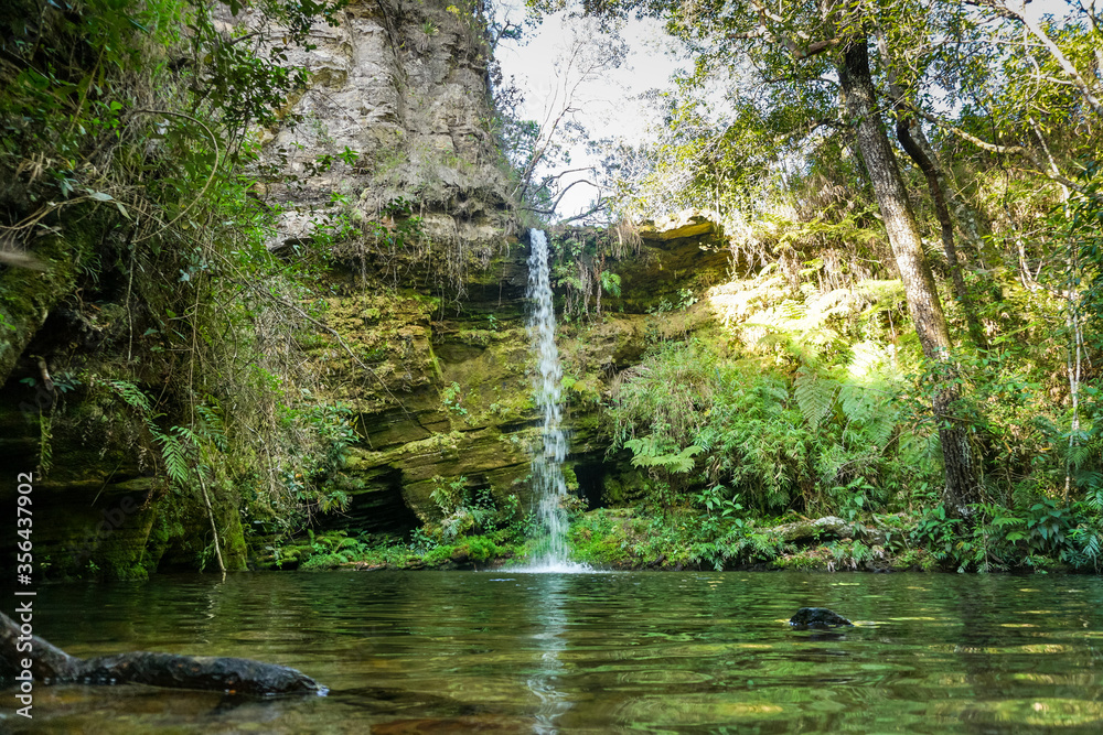 Guatambu Waterfall, inside Zilda's Complex. Carrancas, Minas Gerais ...