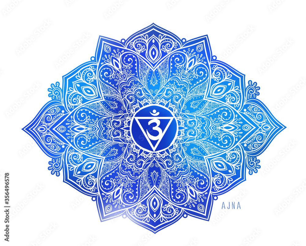 The Soul Star Chakra symbol vector illustration. For logo yoga healing ...