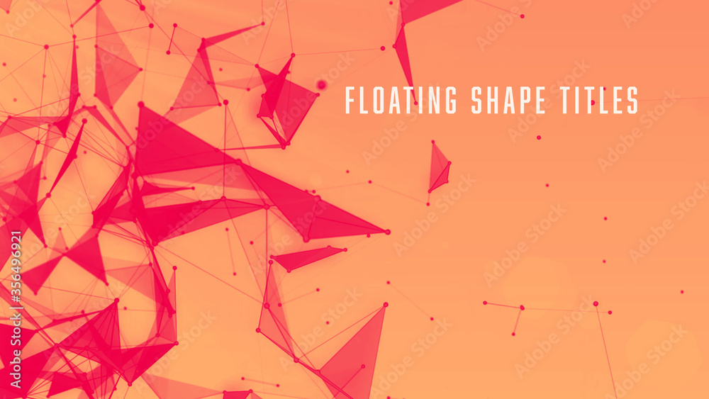 Dynamic Floating Shape Titles Stock Template | Adobe Stock