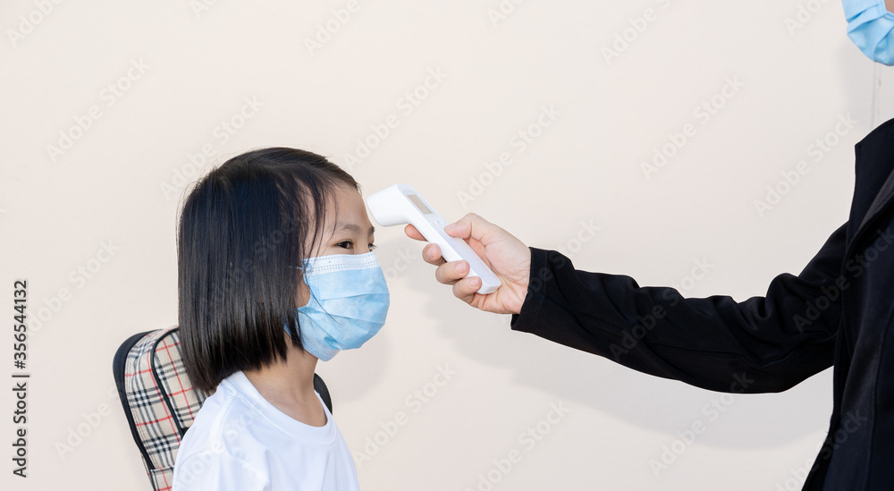 Covid-19 safety and social distancing concept, kids greeting elbow ...