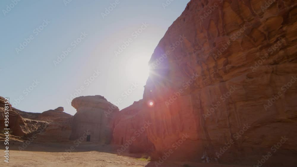 Lens flare across temples with Red Helium 8K and 18mm lens Stock Video ...