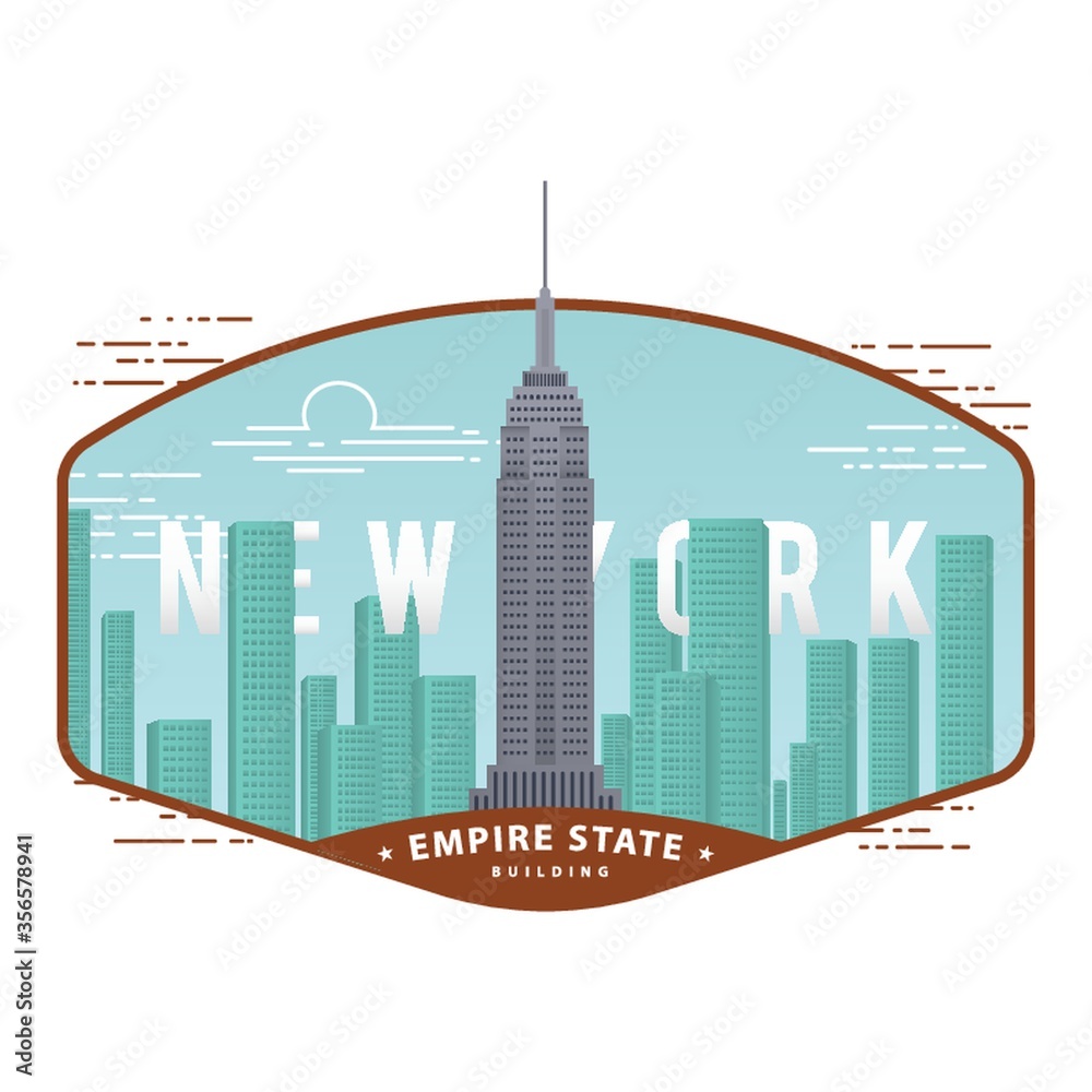 empire state building Stock Vector | Adobe Stock