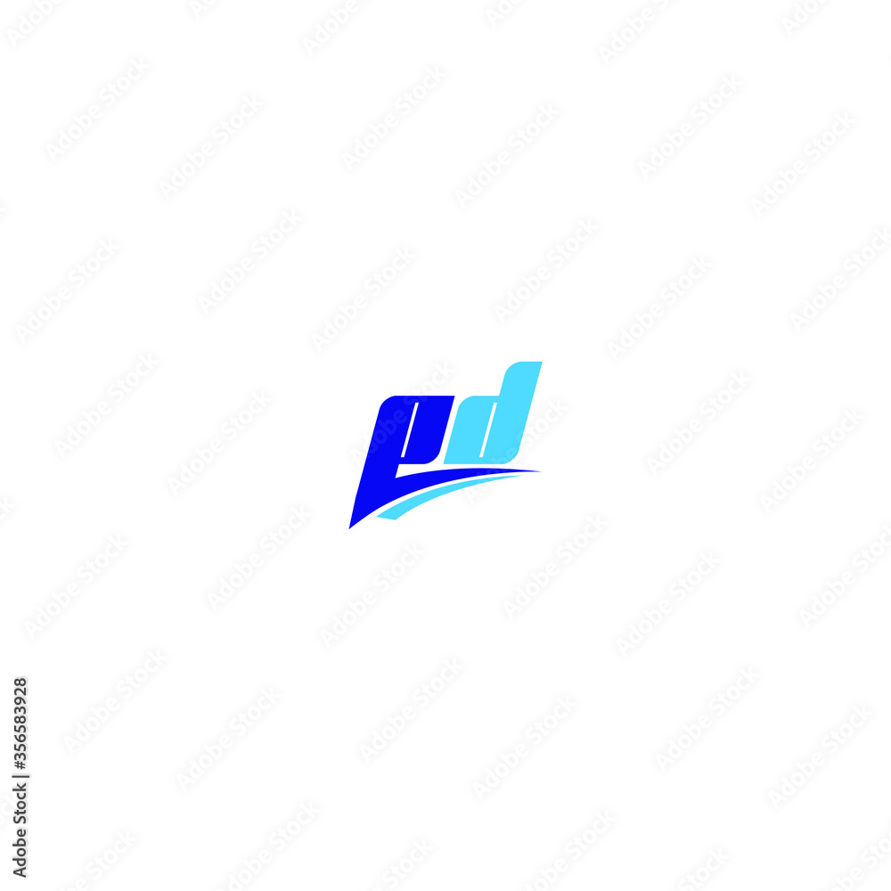 PD Brand Logo Vector and Icon Design Stock Vector | Adobe Stock