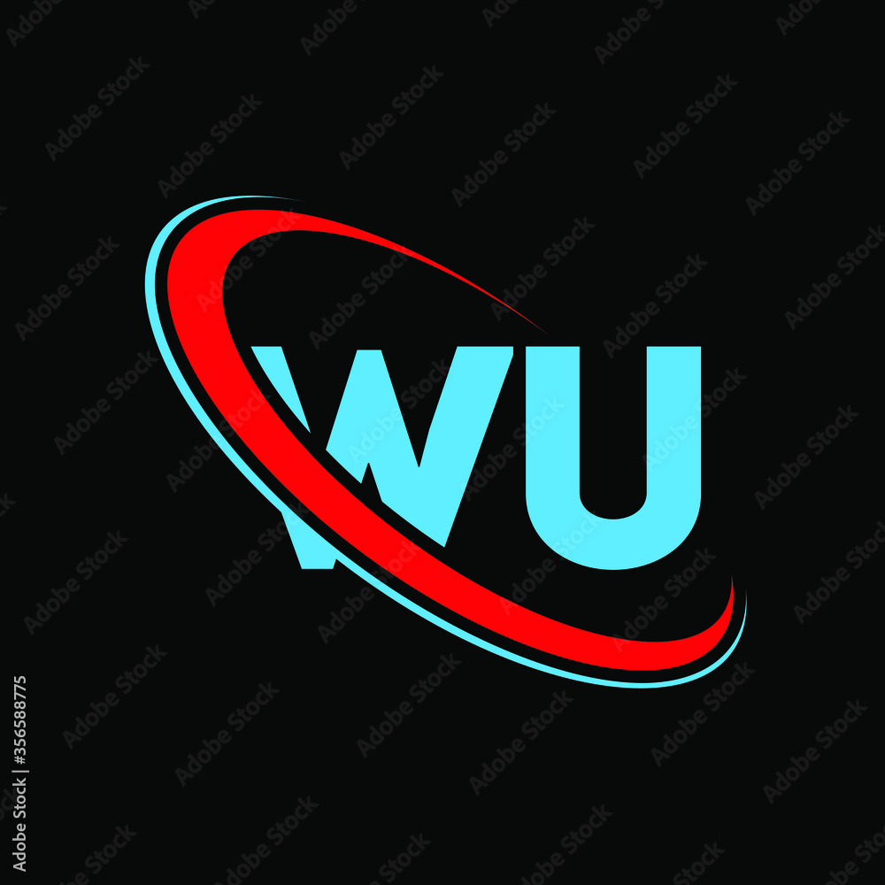 Vecteur Stock WU W U letter logo design. Initial letter WU linked ... Vecteur Stock WU W U letter logo design. Initial letter WU linked ...