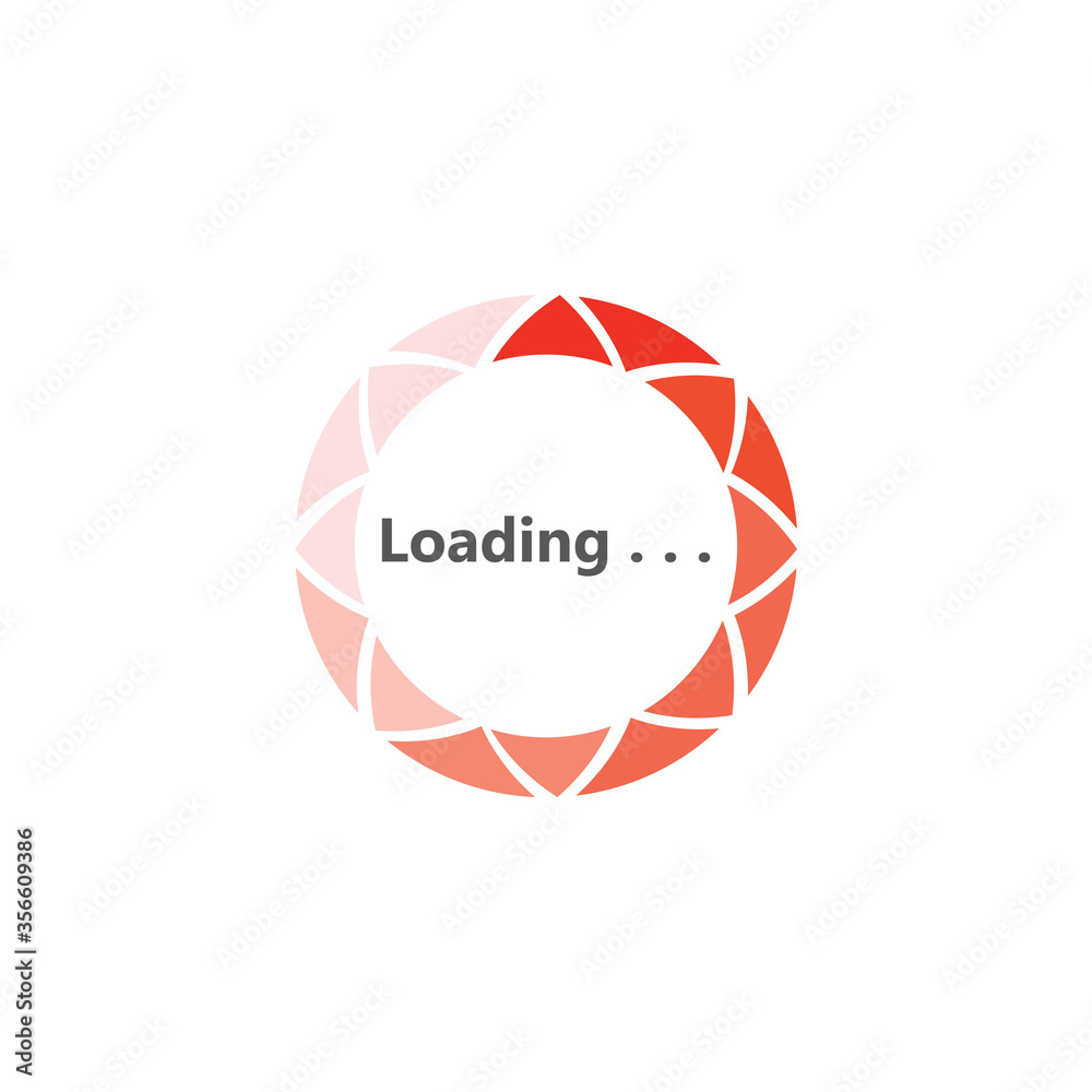 Circle loading spinning Progress upload template buffering waiting ...