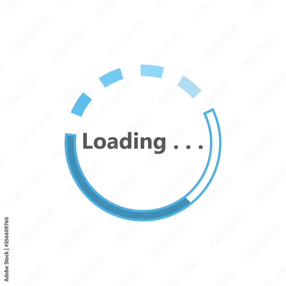 Circle loading spinning Progress upload template buffering waiting ...