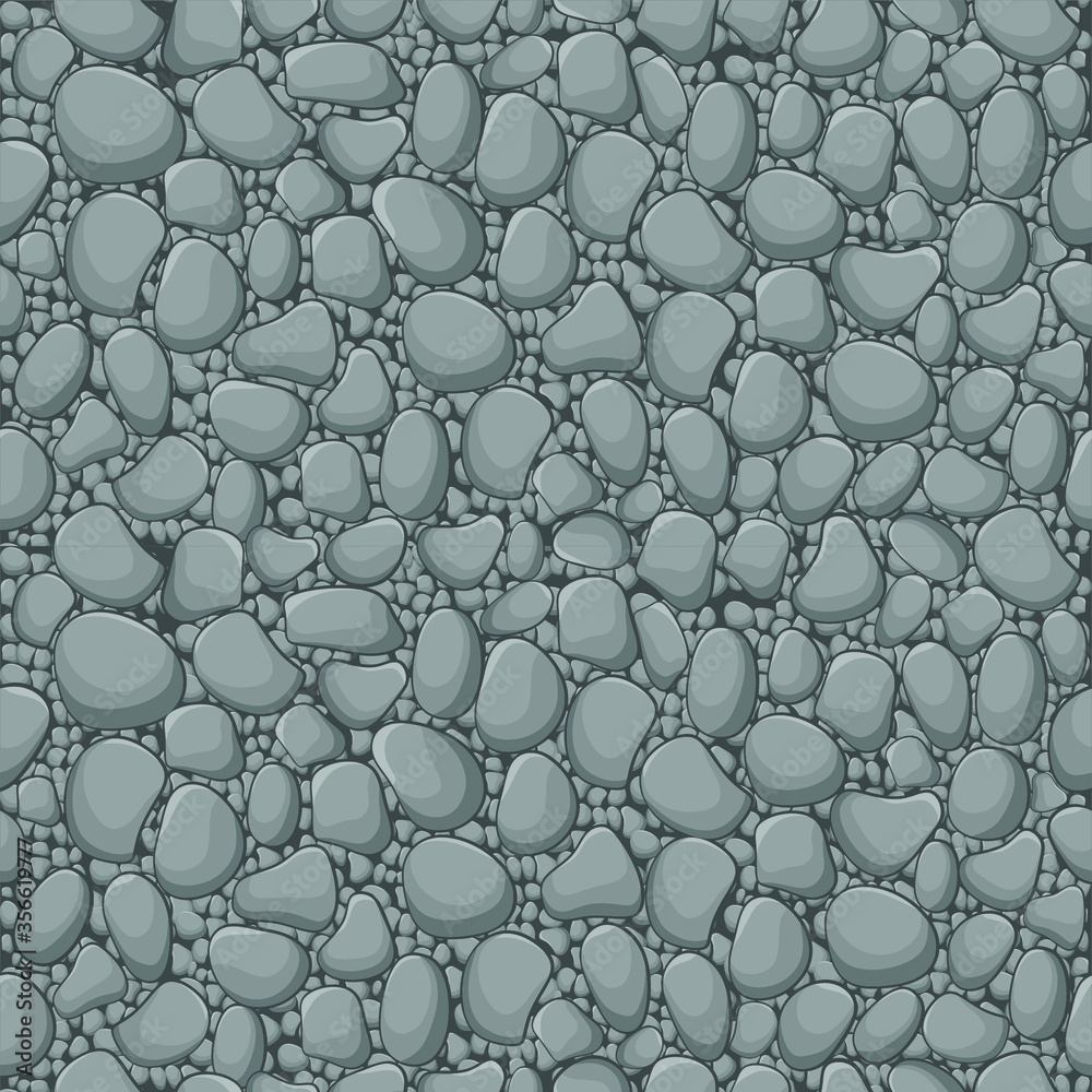 Seamless texture of gray stone. Vector illustration for Ui Game element ...