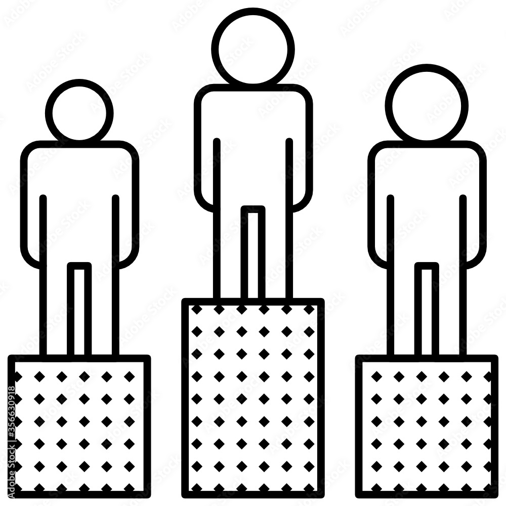 Business opponent challenger Concept Vector direct indirect competitor ...