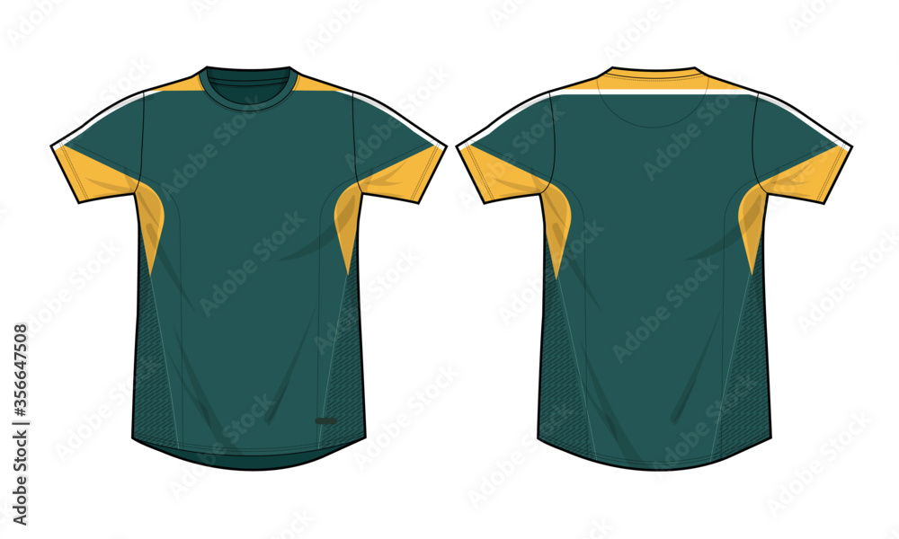 Jersey Template Vector team uniform apparel club kit Stock Vector ...