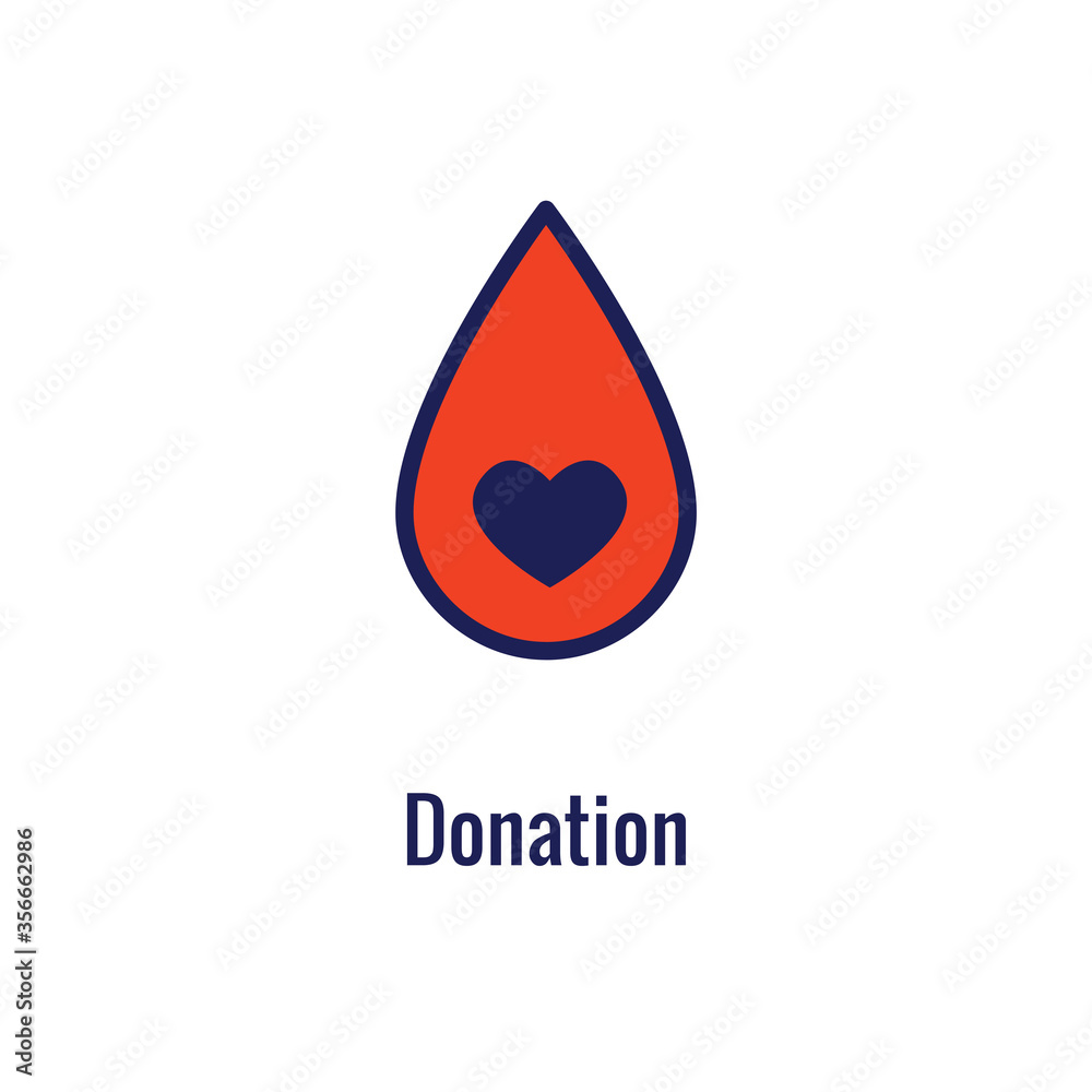 Blood testing and work icon showing one aspect of blood draw process ...