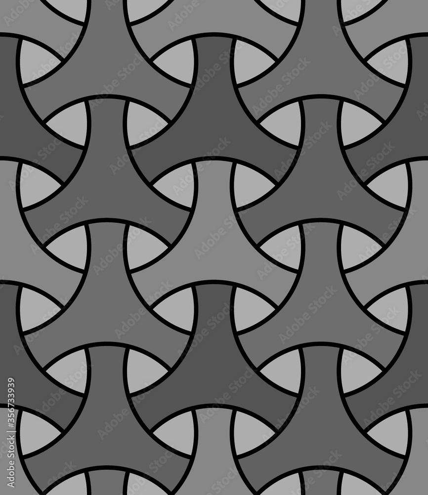 Seamless surface pattern design with traditional japanese ornament ...