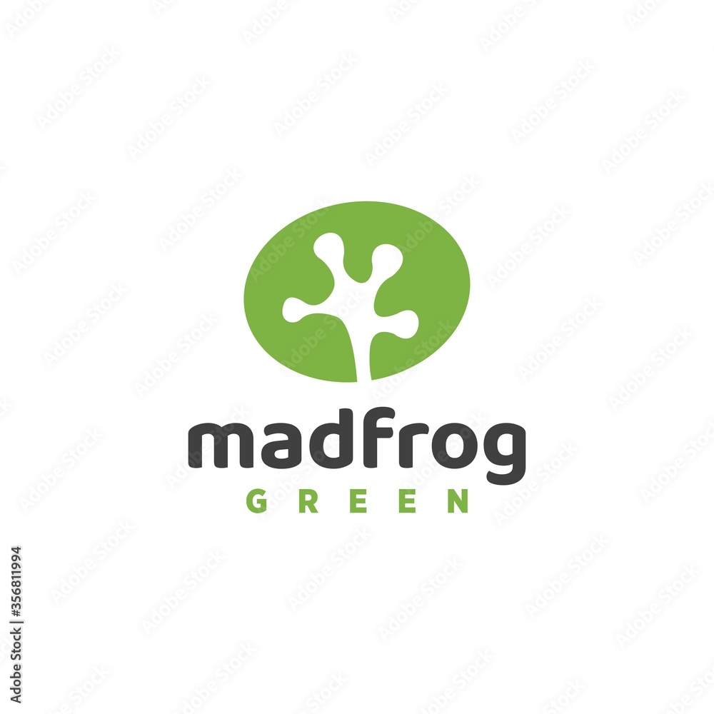 Mad Frog Logo Vector Templates Animal Symbol creative Stock Vector ...