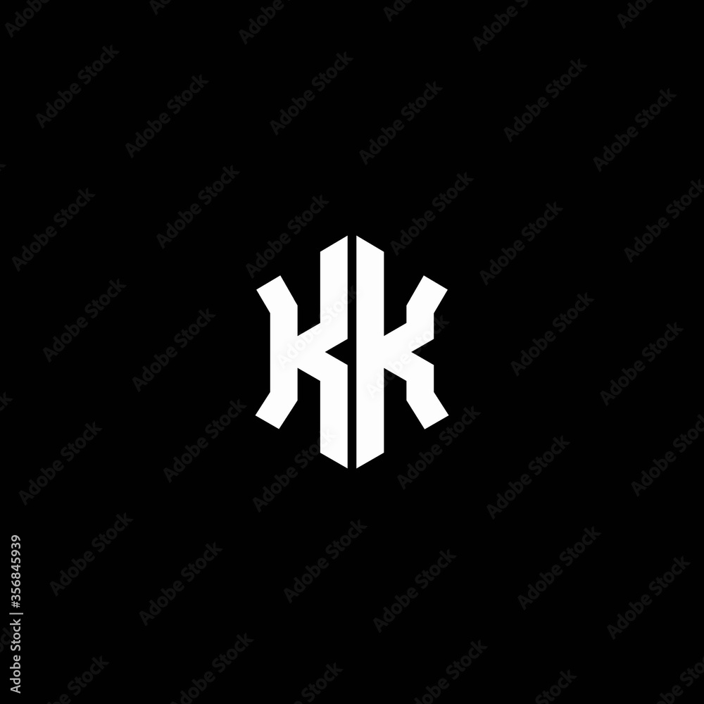 kk logo monogram with shield shape design template Stock Vector | Adobe ... kk logo monogram with shield shape design template Stock Vector | Adobe ...