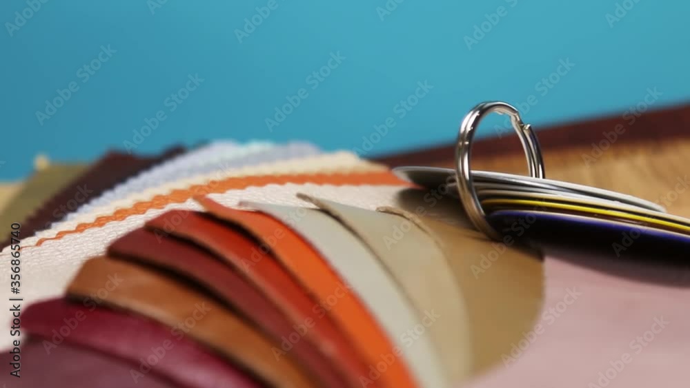 select a color from the color sample pallets in the designer's ...
