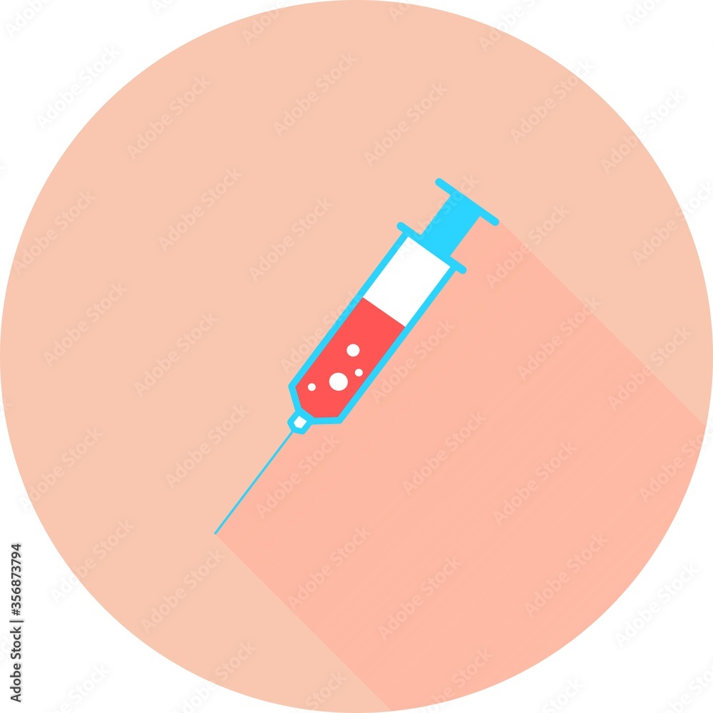 Vecteur Stock Medical syringe, hypodermic needle, Inject needle concept ...
