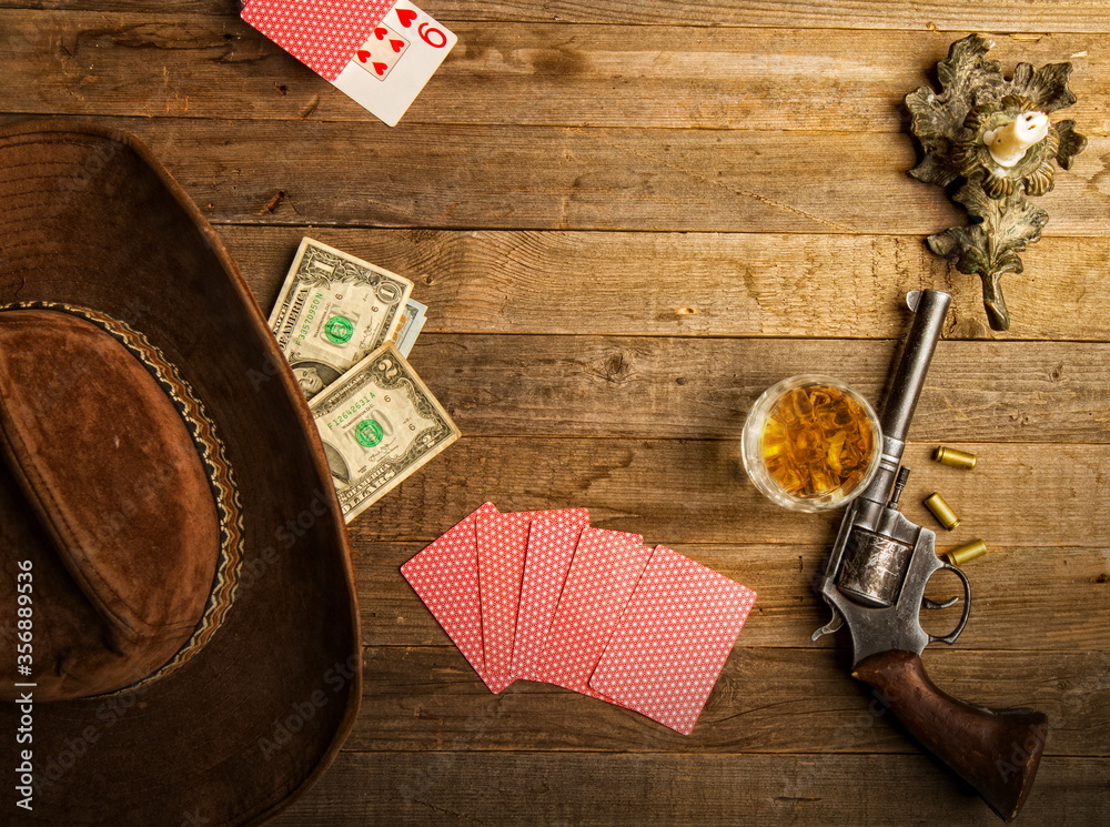 playing card gun Stock Photo | Adobe Stock